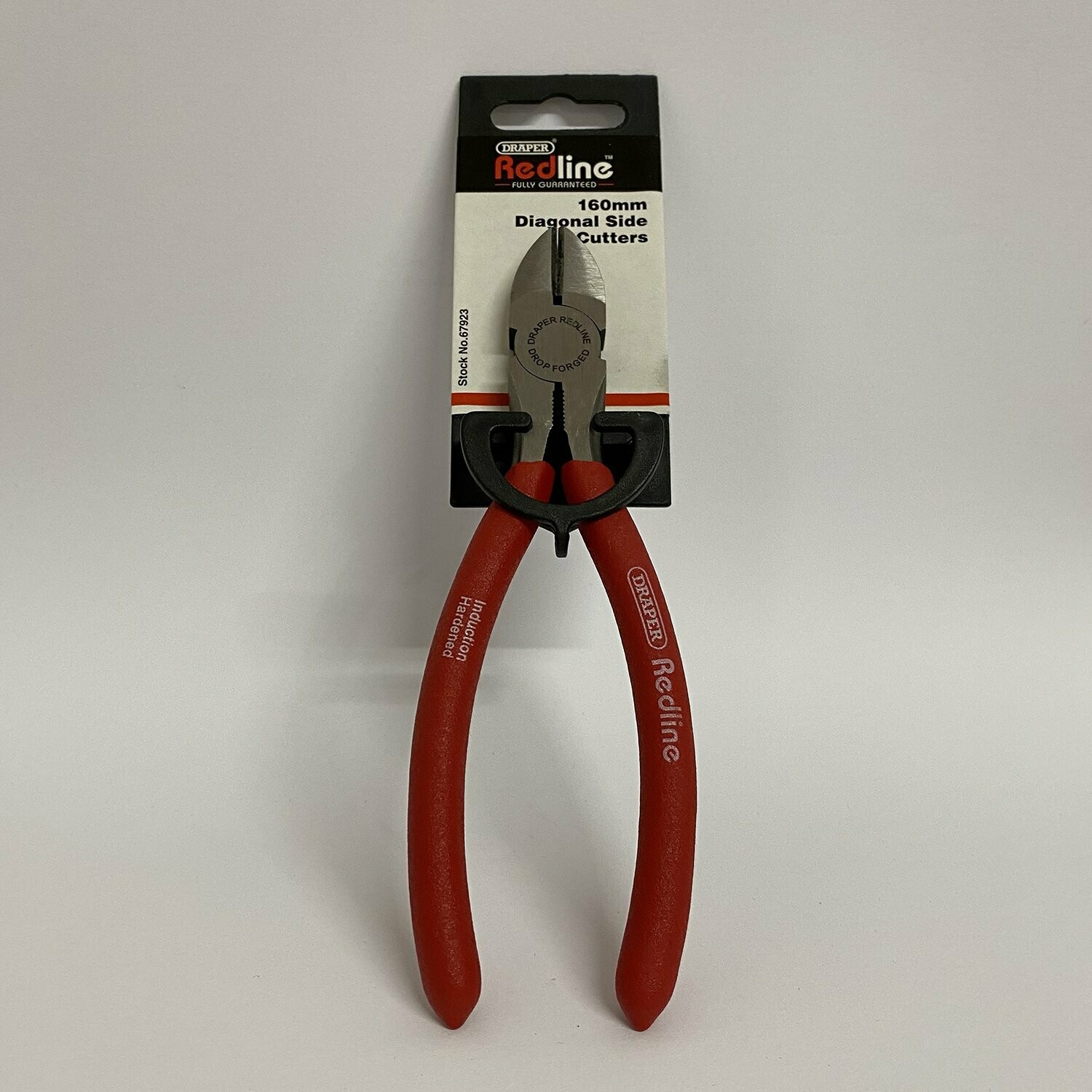 DRAPER Redline 67923 160mm Diagonal Side Cutter with PVC-dipped Handles