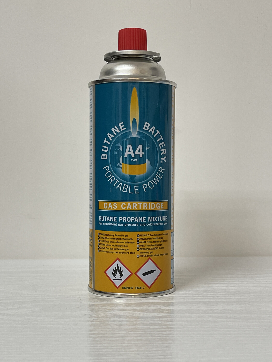 Gas Cartridge A4 Butane / Propane Mix 220g