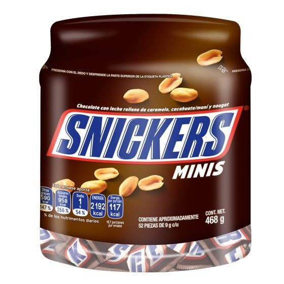 Snickers Minis (52 Pcs Bote)