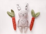 Bunny Doll Sewing Pattern PDF & Tutorial PDF