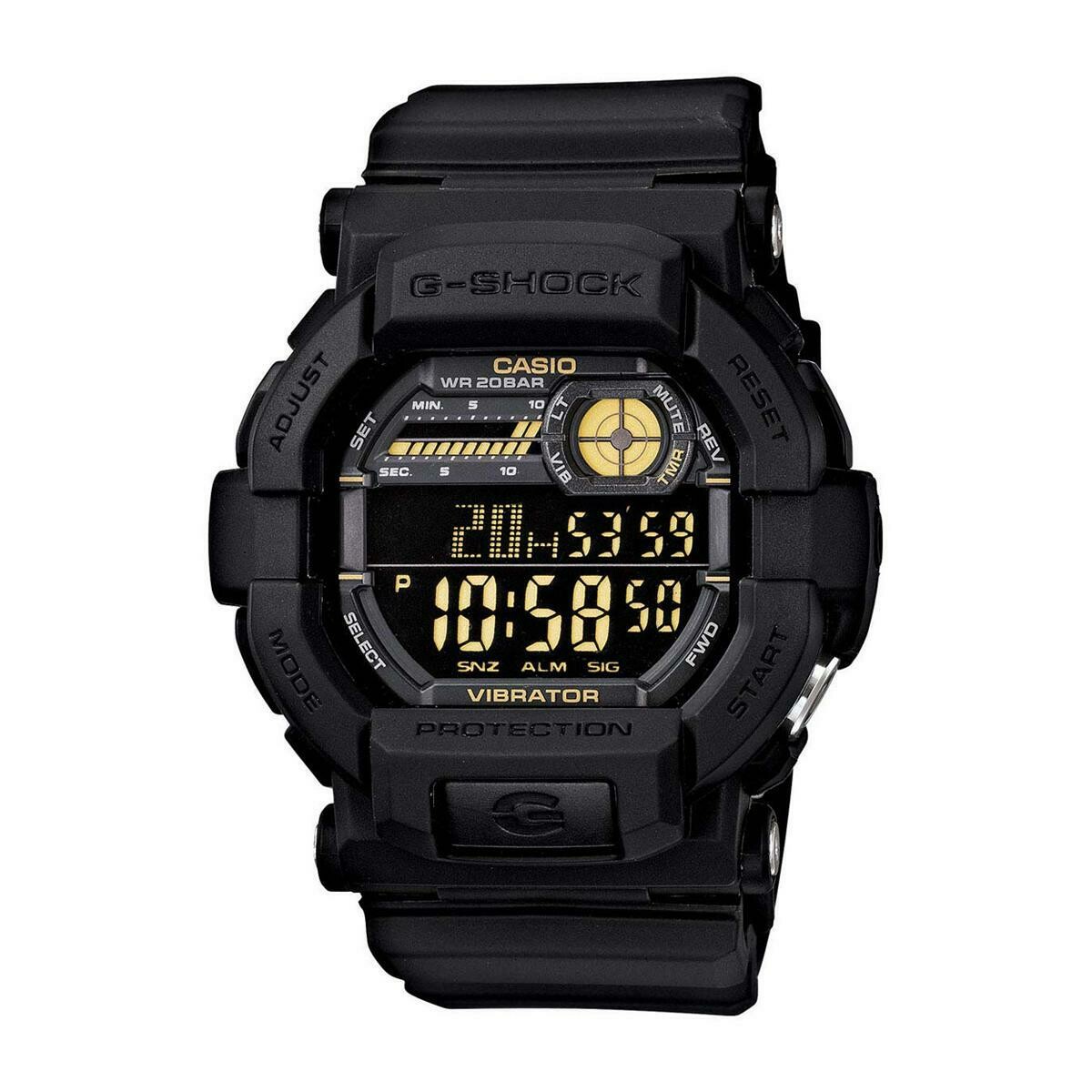Casio G-Shock GD-350-1BDR Digital Watch for Men -Black