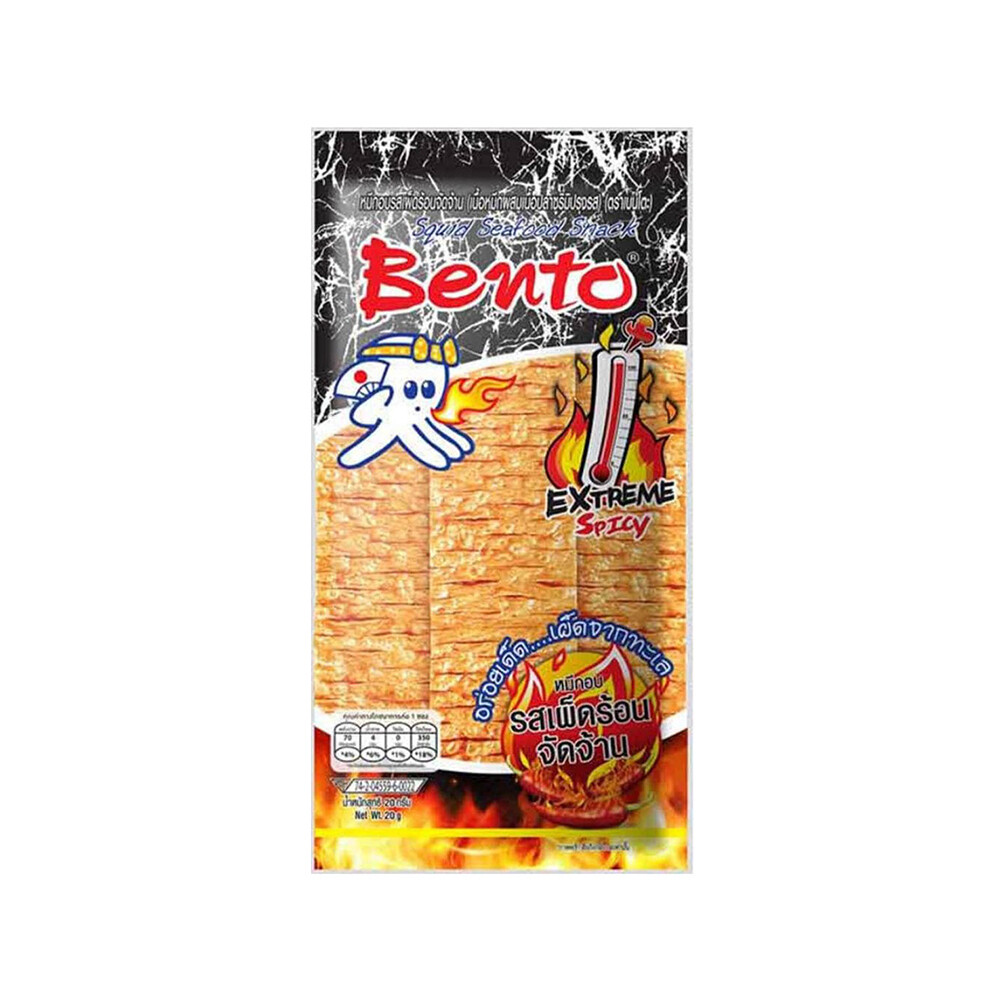 Bento Squid Seafood Snack Extreme Spicy 18g