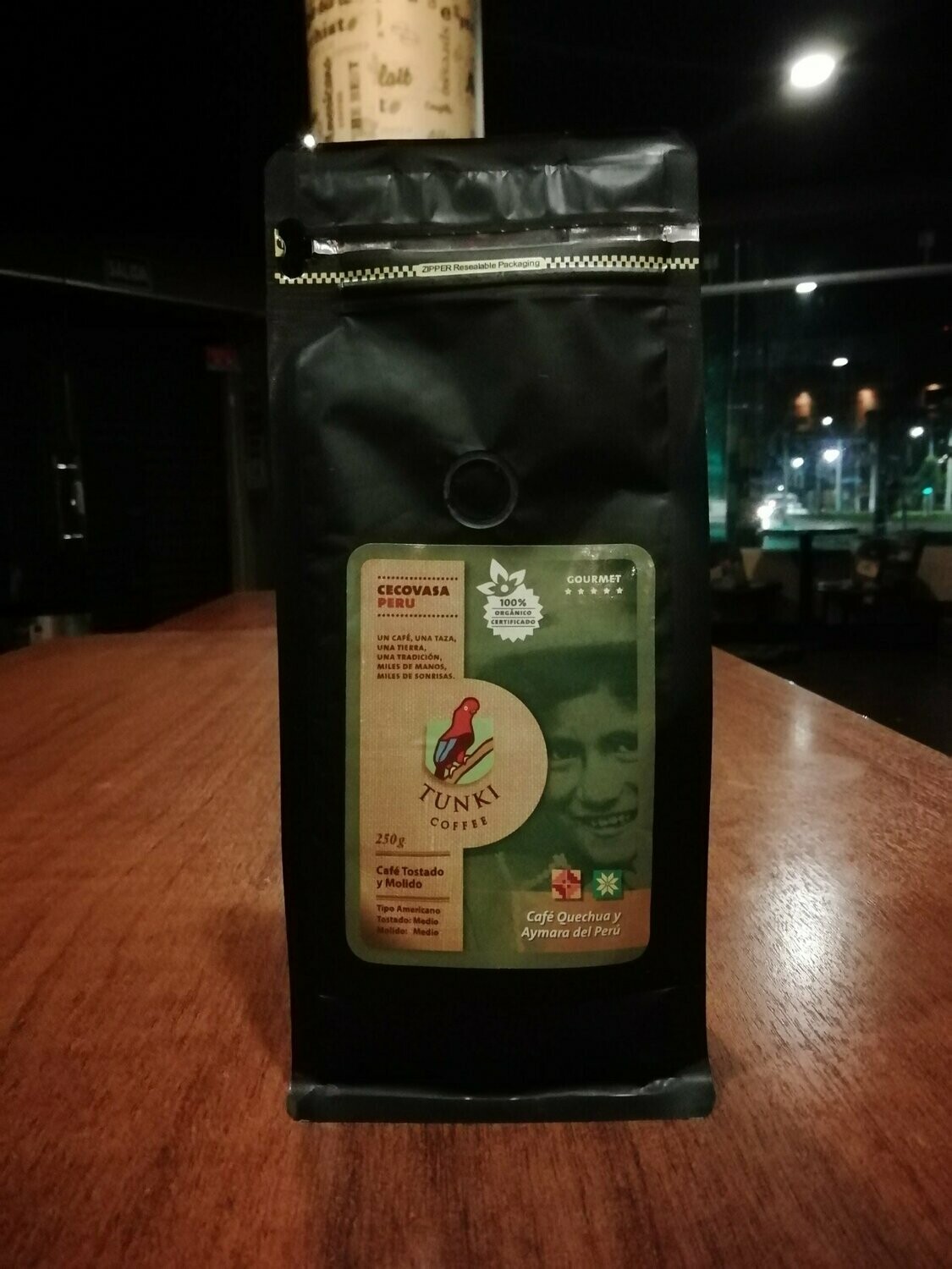 Café molido Tunki de Puno 250g