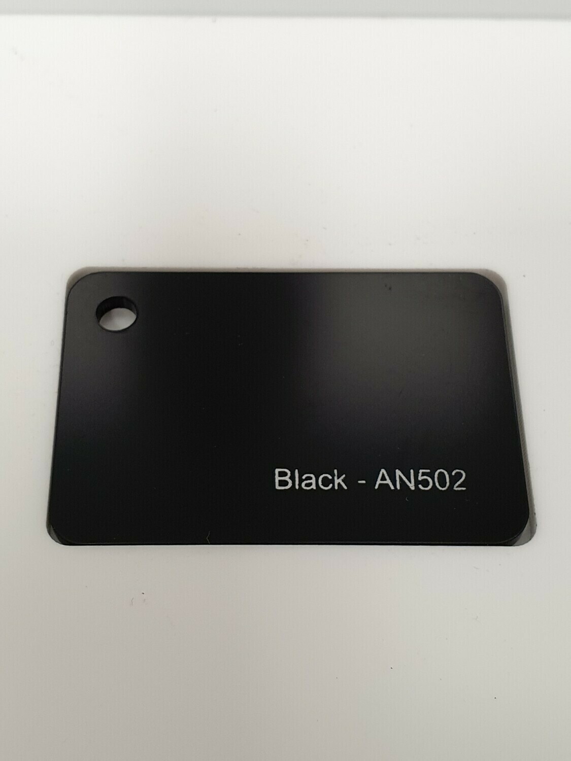 4.5mm Black Gloss Acrylic Offcuts 300x200
