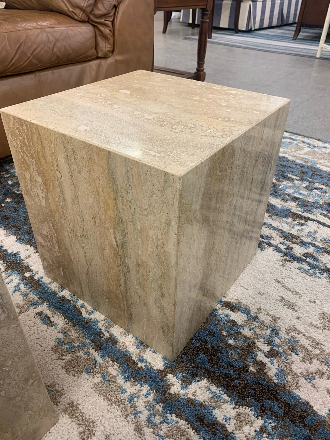Granite Cube Accent