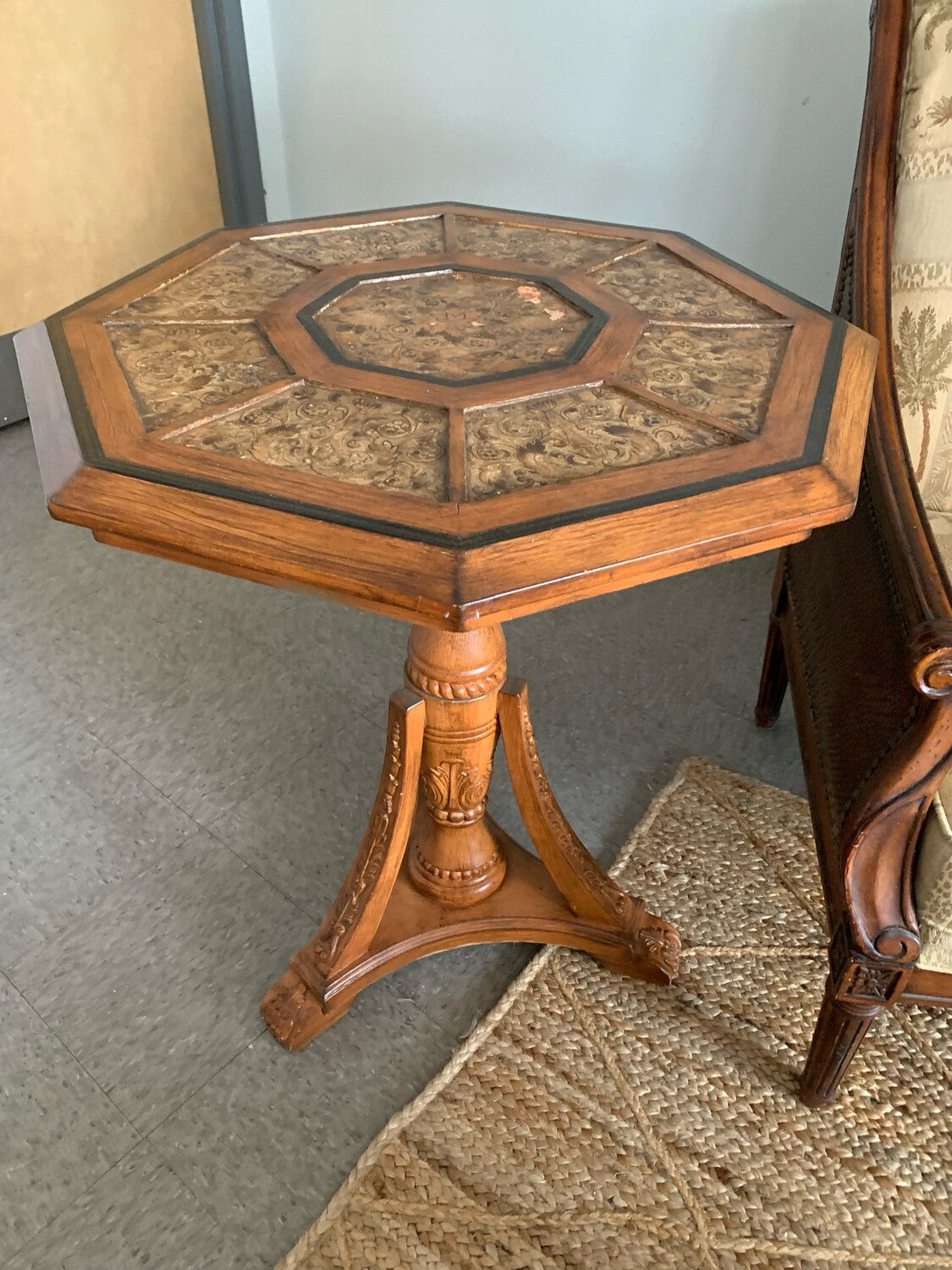 Vintage Octagon Table