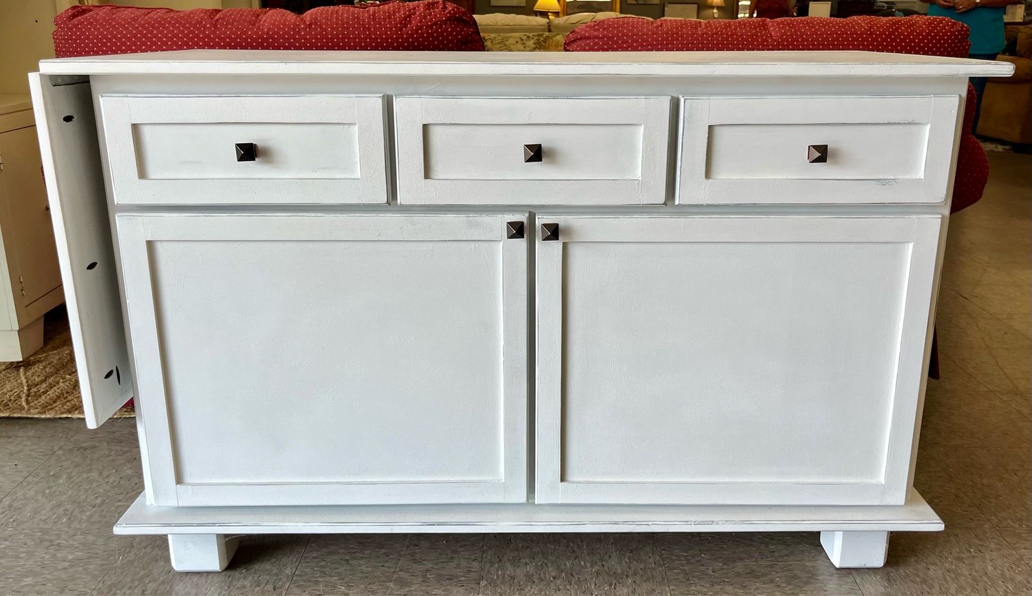 White Drop Leaf Buffet