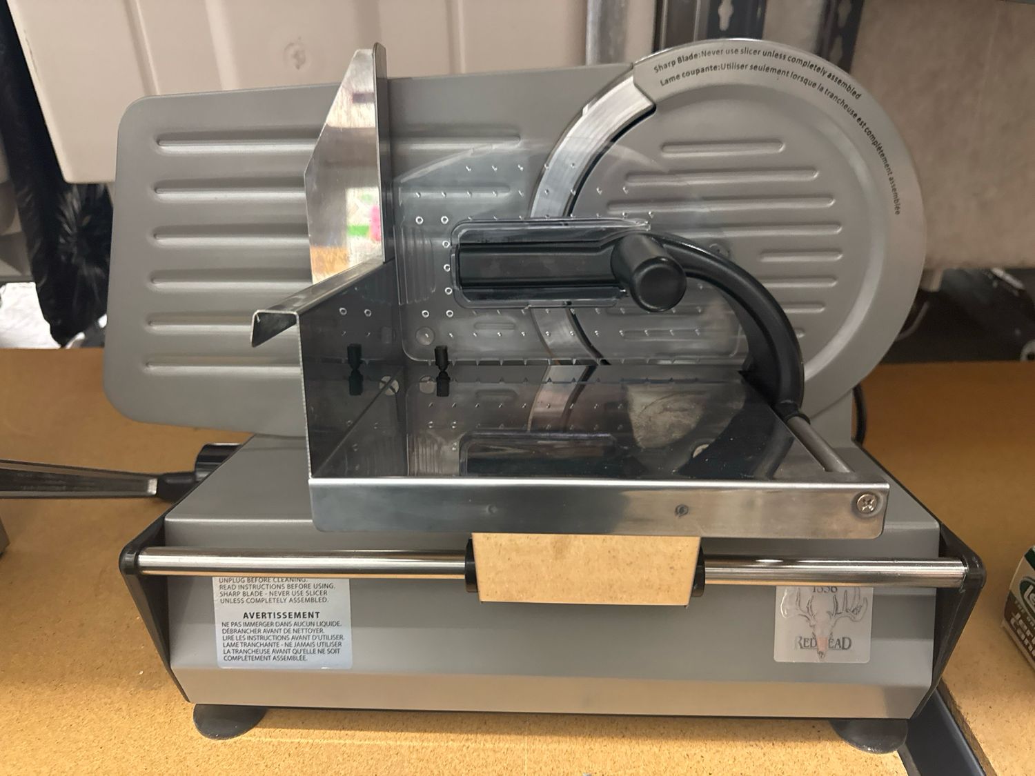 Red Head Meat Slicer * Like New*
