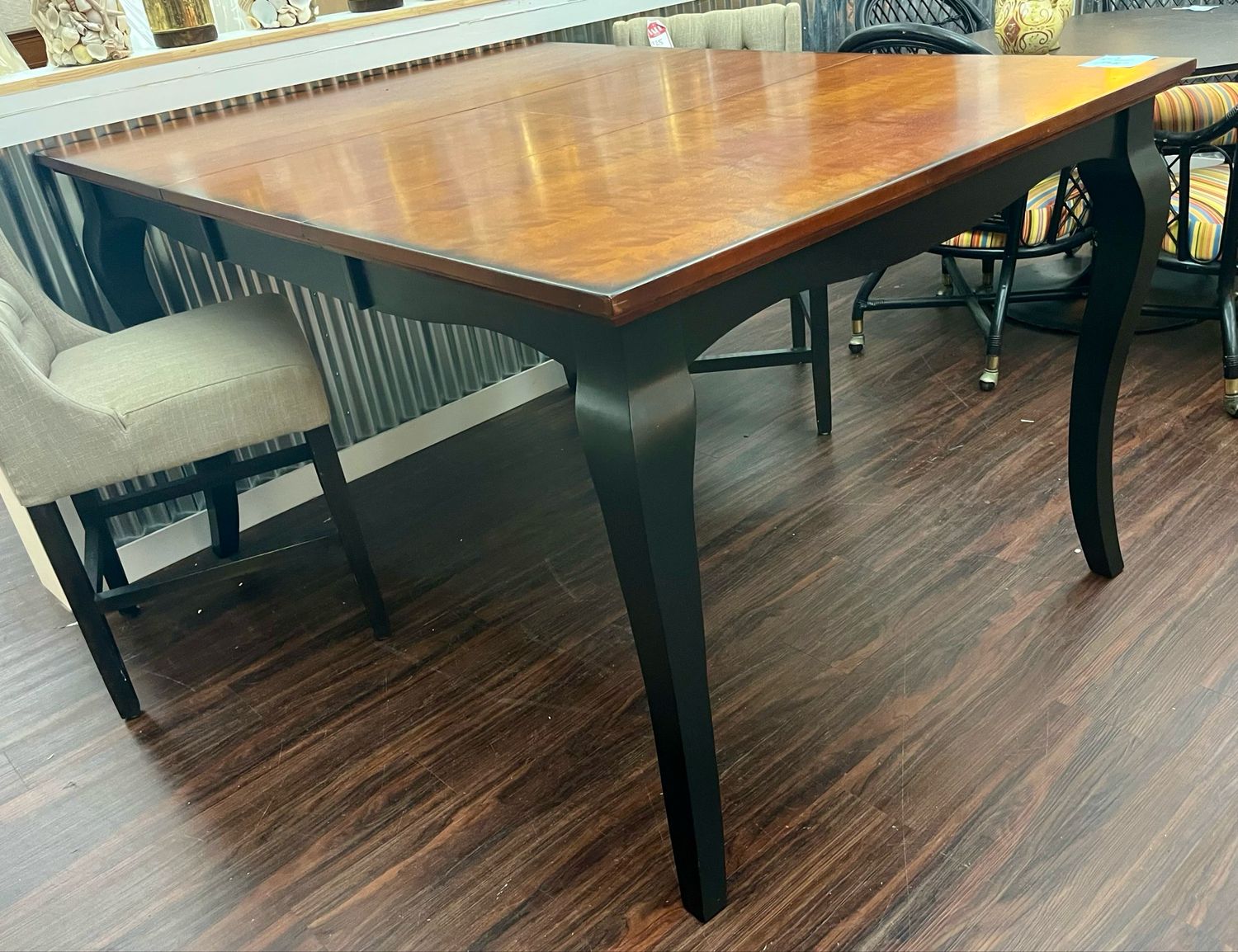 Counter Height Two Tone Table