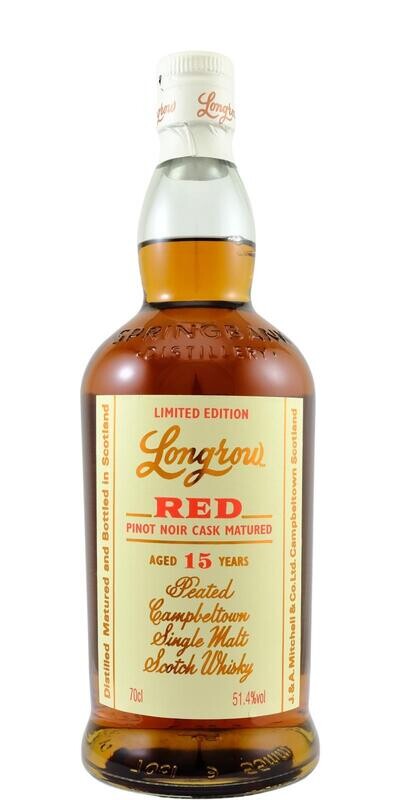 Longrow Red Pinot Noir 15 yo 22/20 OB (70cl - 51,4%)