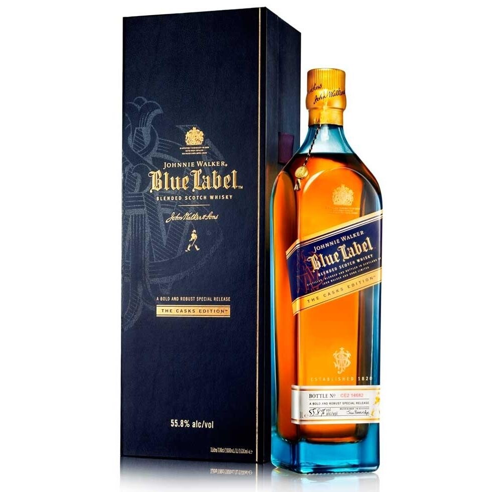 Whiskey Johnnie Walker Etiqueta Azul
