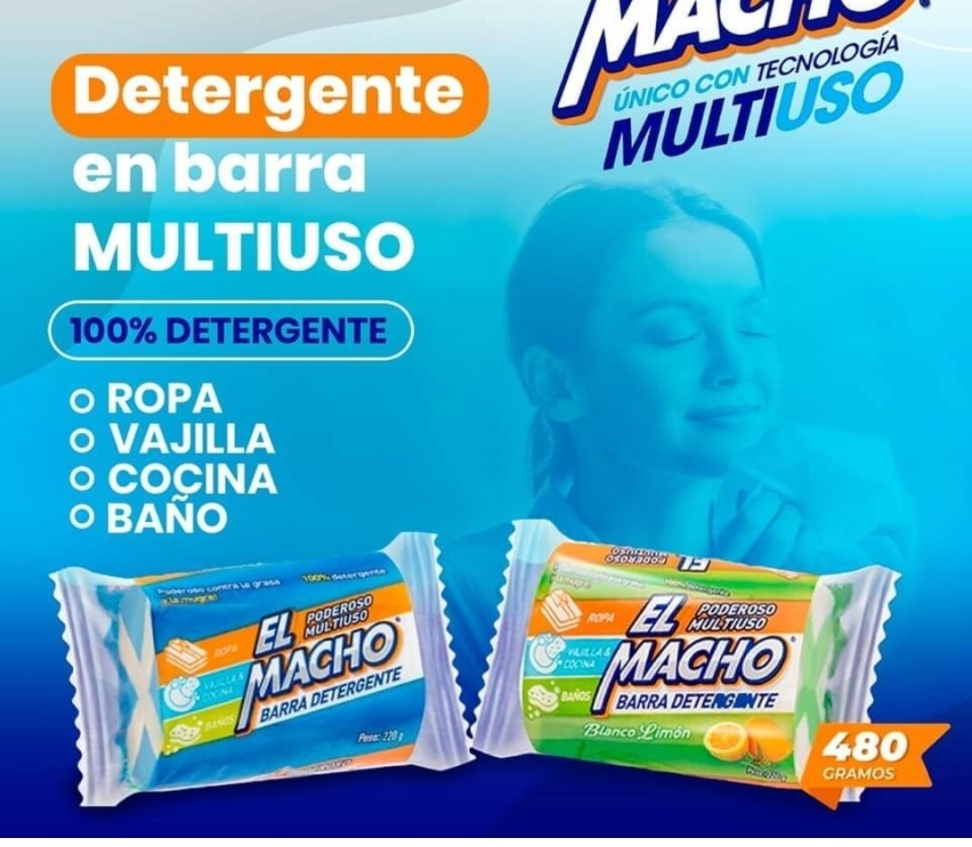 Detergente en Barra el Macho de 480g