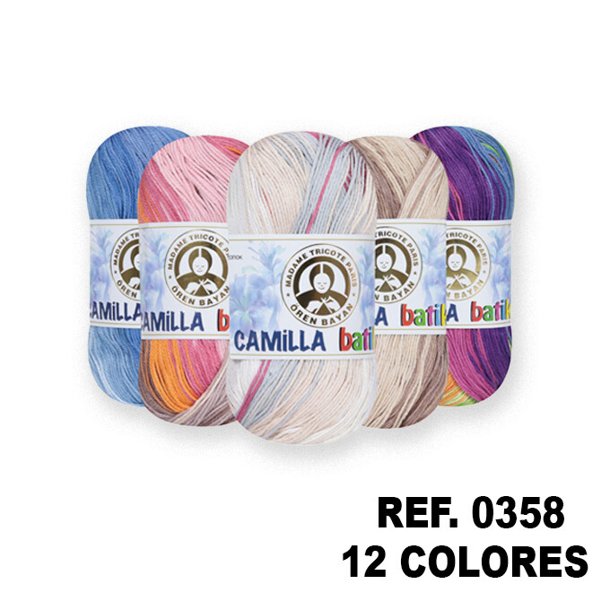 Hilo Camilla Batik 100% Algodón Mercerizado/ 100gr
