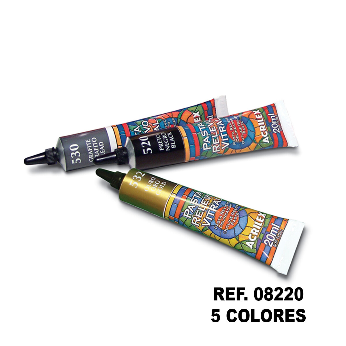 Pasta Relieve Vitral 20ml