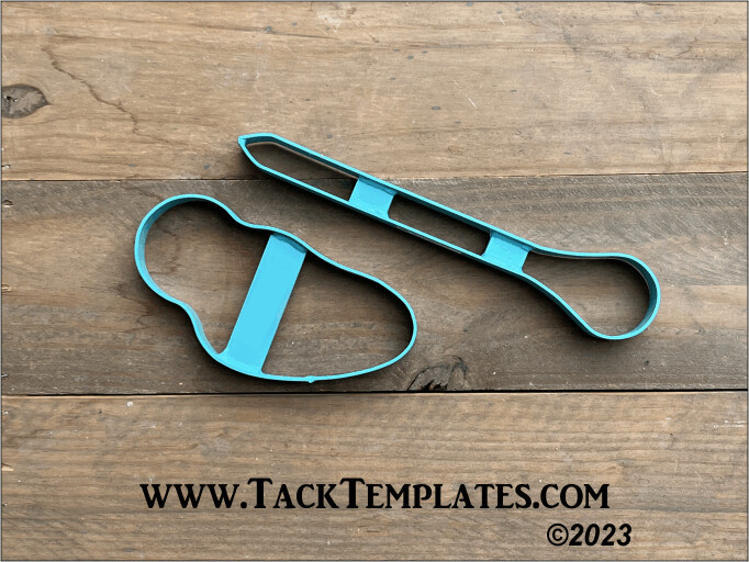 Buckaroo Spur Strap Leather Die