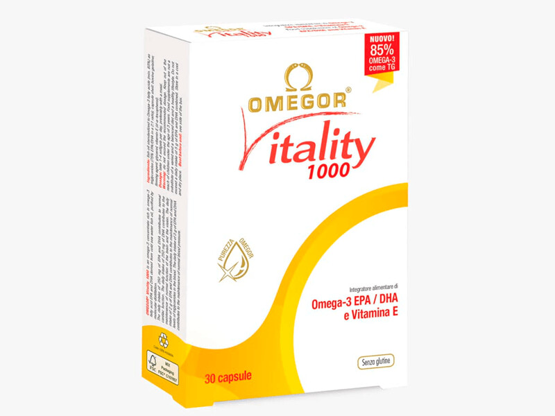 OMEGOR VITALITY 1000 OMEGA 3 EPA/DHA 30 CAPSULAS