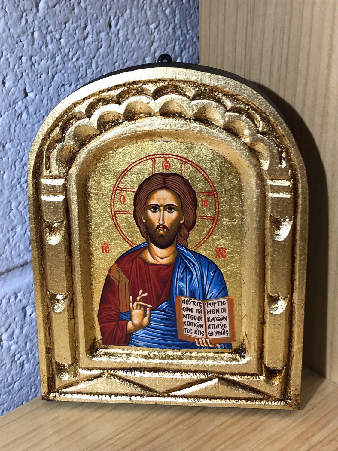 Pantocrator Hand Carved