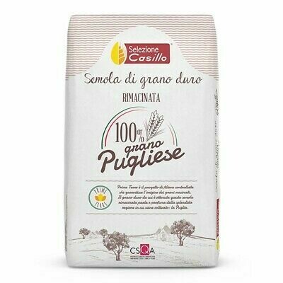 Semola Rimacinata di grano duro 100% Puglia - 1 kg