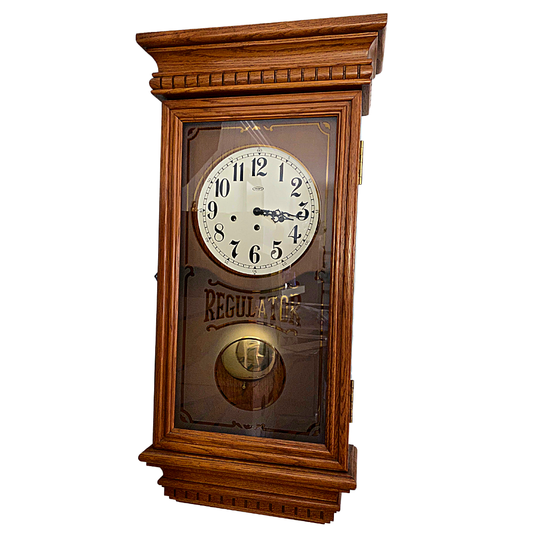 Pearl Clock Co. 8 Day Mechanical Wall Clock