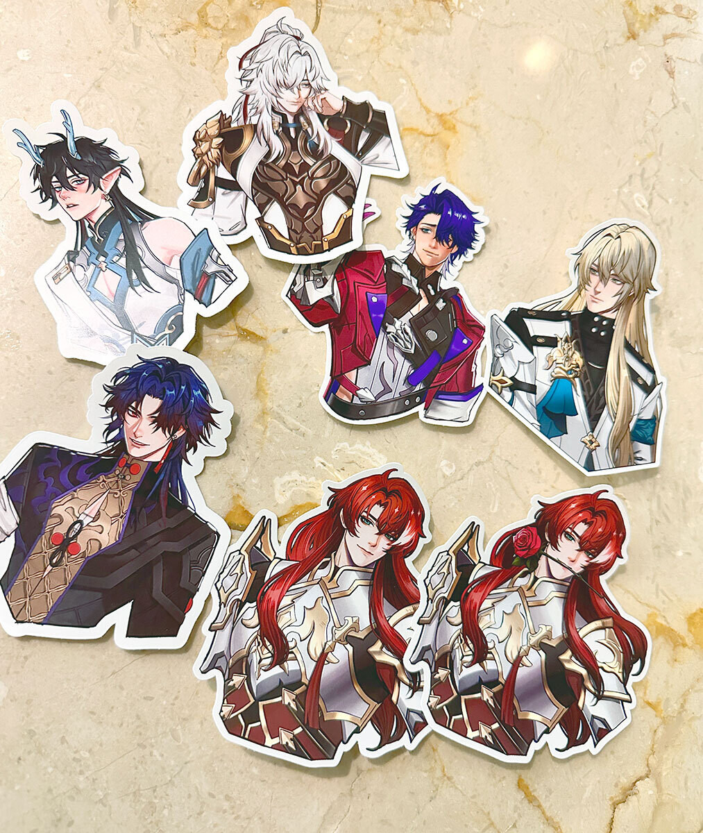 4-inch Honkai Star Rail stickers