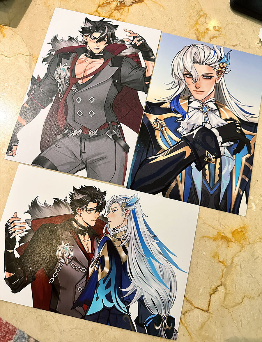 Genshin Impact Fontaine prints