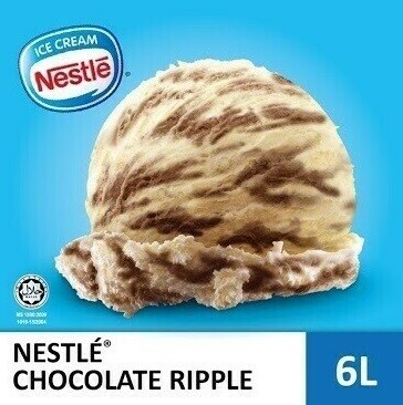 NESTLÉ CHOCOLATE RIPPLE 6 Litre Ice Cream RM35