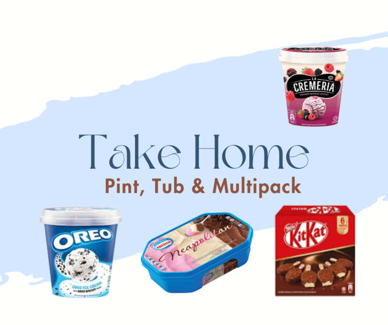 Nestle ice cream take home range