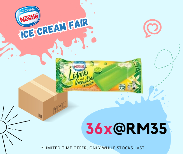 NESTLÉ Lime and Vanilla Frozen Confection (36 Sticks)
