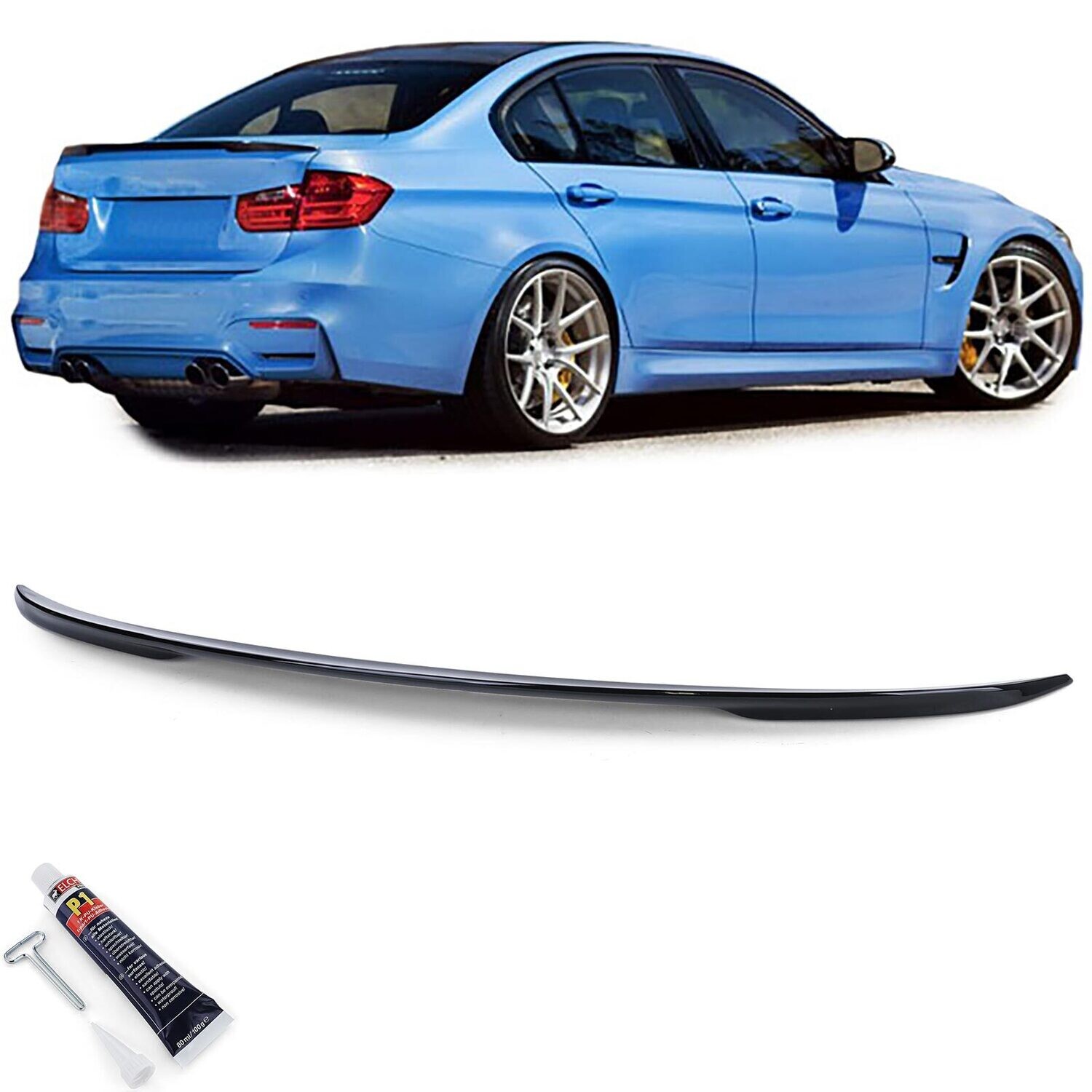 Becquet / Aileron / Lame de coffre Sport Look Pack M pour BMW Série 3 F30 F80 M3 2011 - 2018