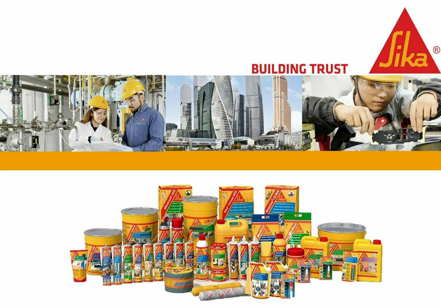 จำหน่ายเคมีภัณฑ์ SIKA งานเกร้าท์ งานซ่อมแซมรอยร้าว งานฉาบ แบบครบวงจร