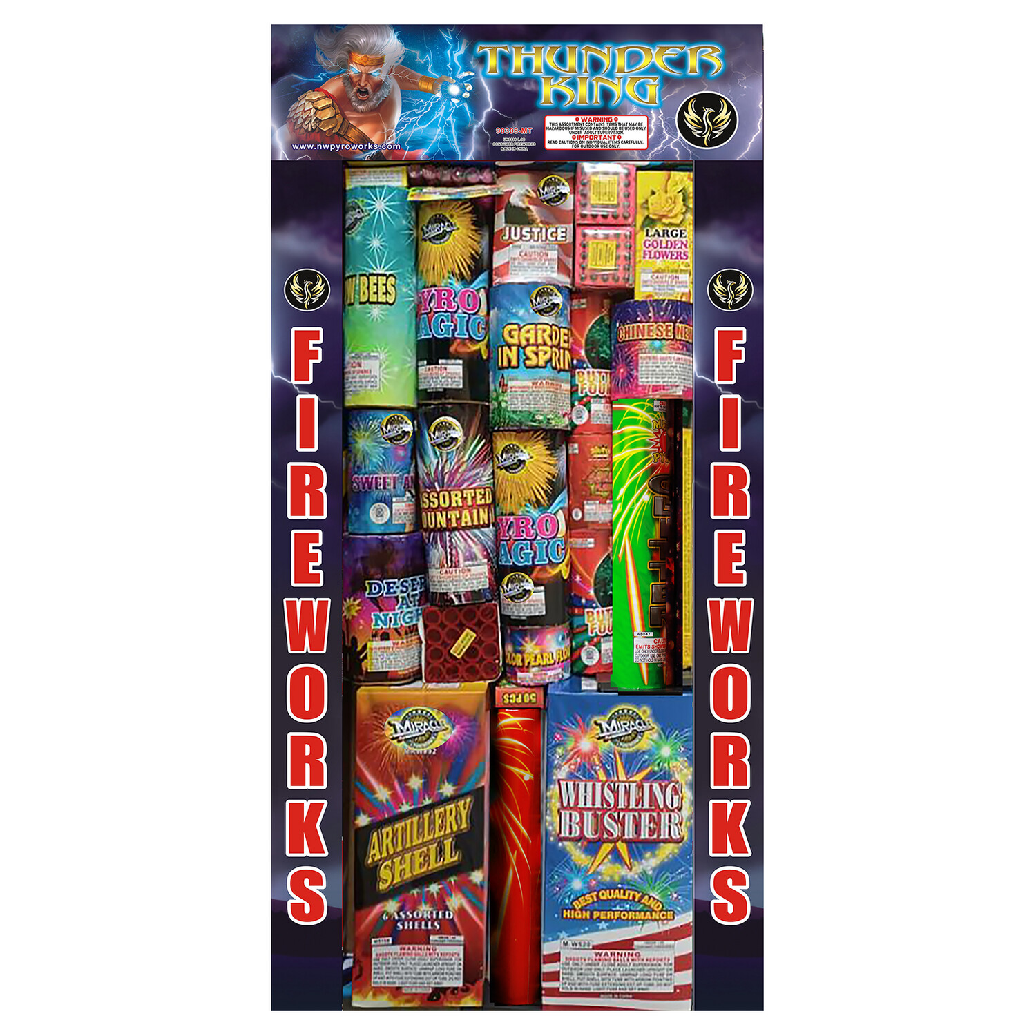 Northwest Pyroworks Thunder King Family Assortment