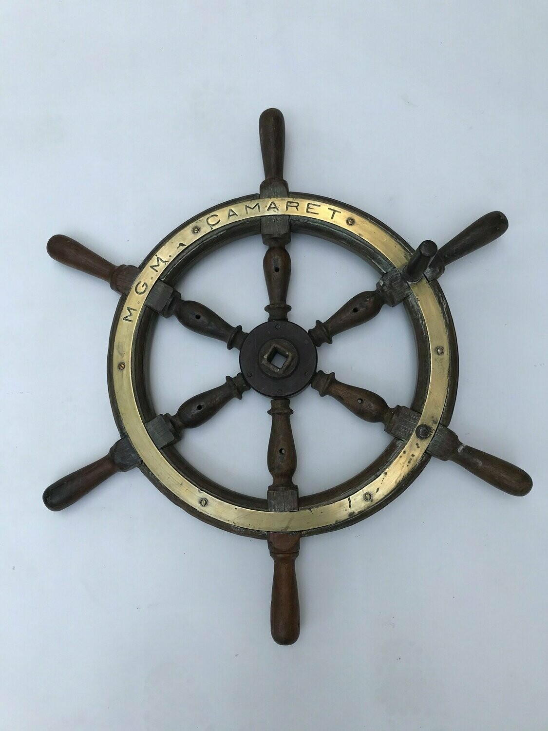 Timón de barco, astillero M.G.M. CAMARET
