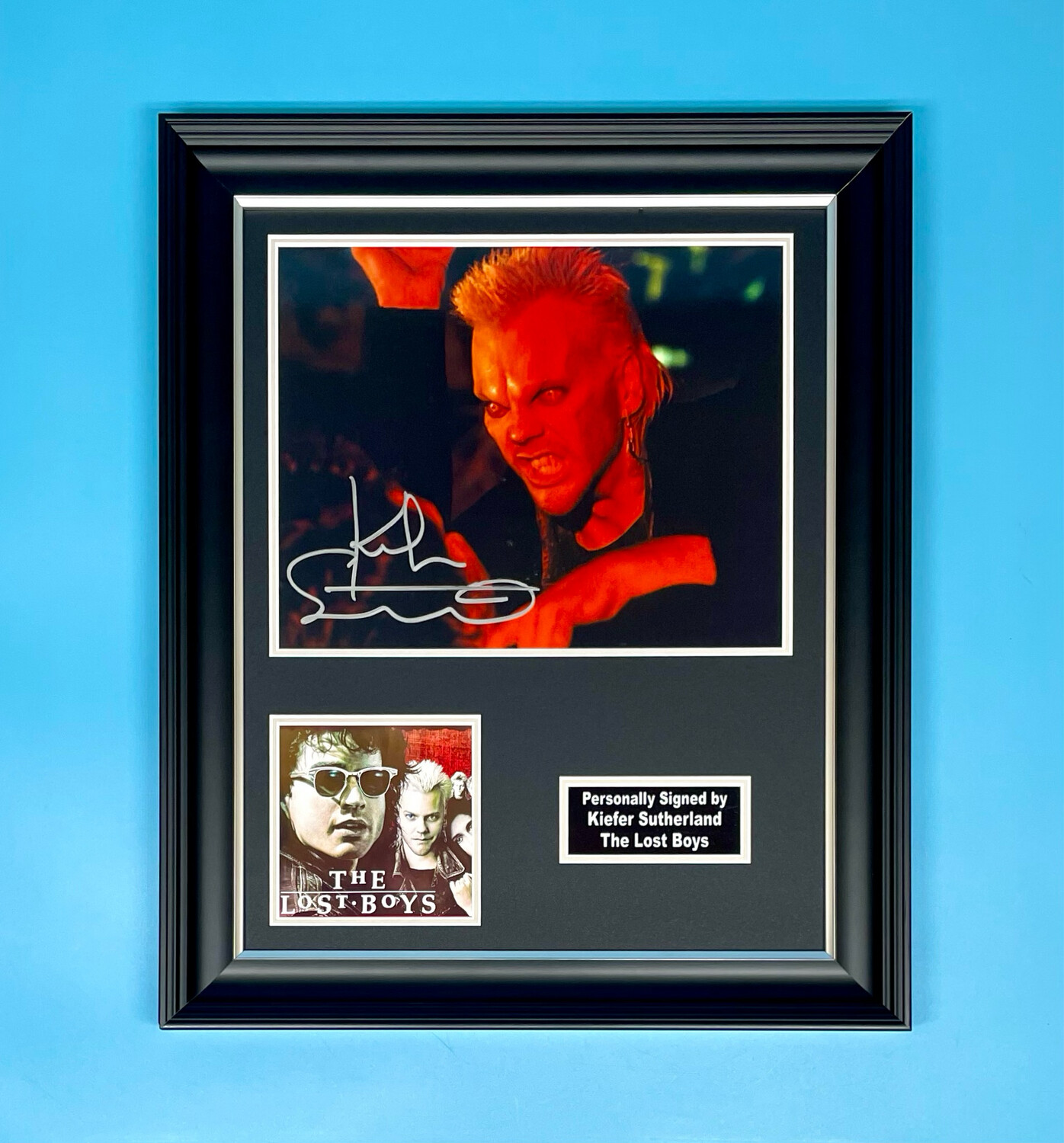 Kiefer Sutherland Signed & Framed Lost Boys Photo & COA