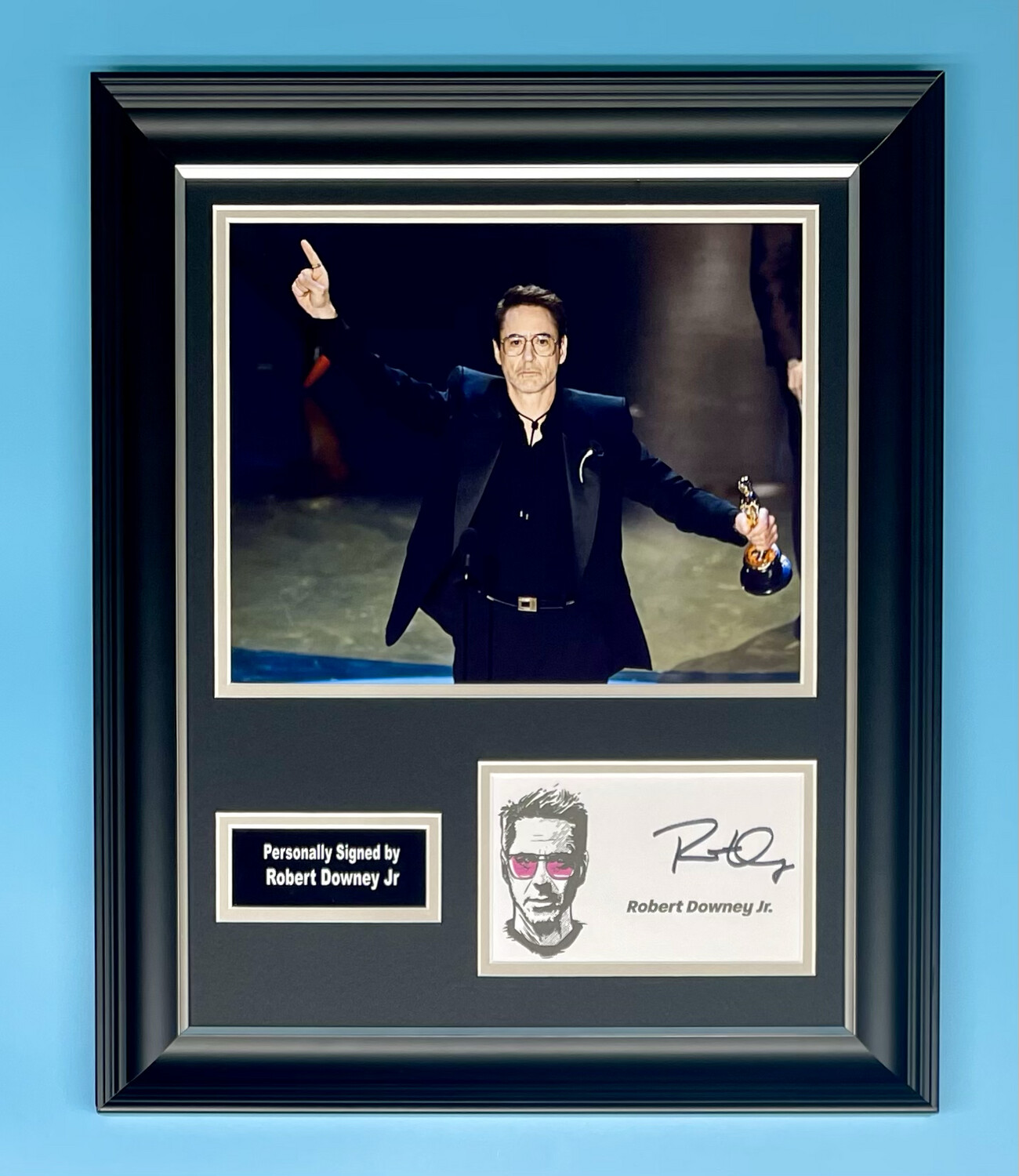 Robert Downey Jr Signed & Framed Photo & COA