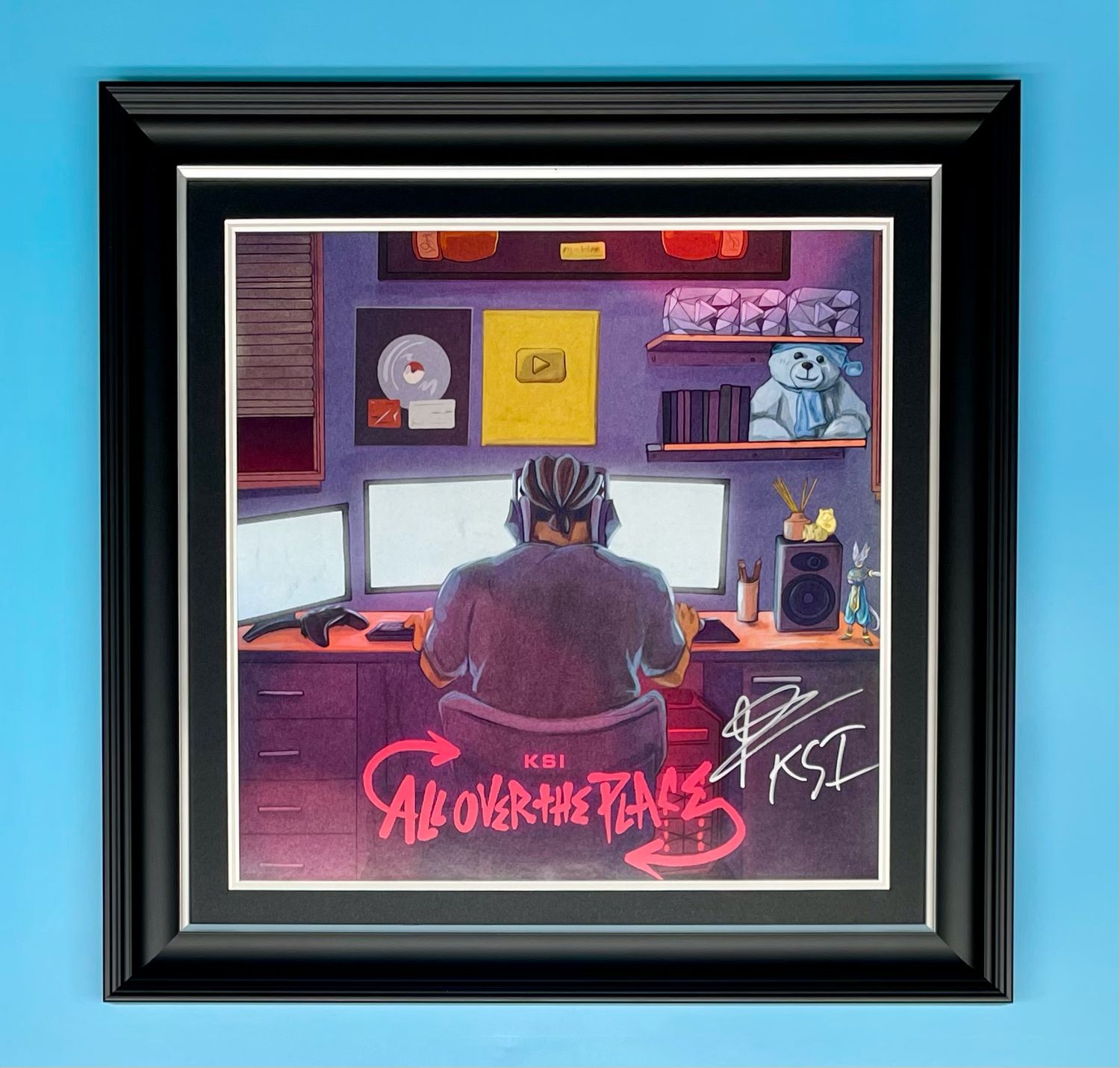 KSI Signed & Framed Photo & COA