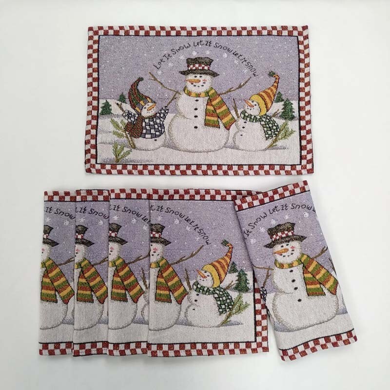 Christmas Snowmen Placemats
