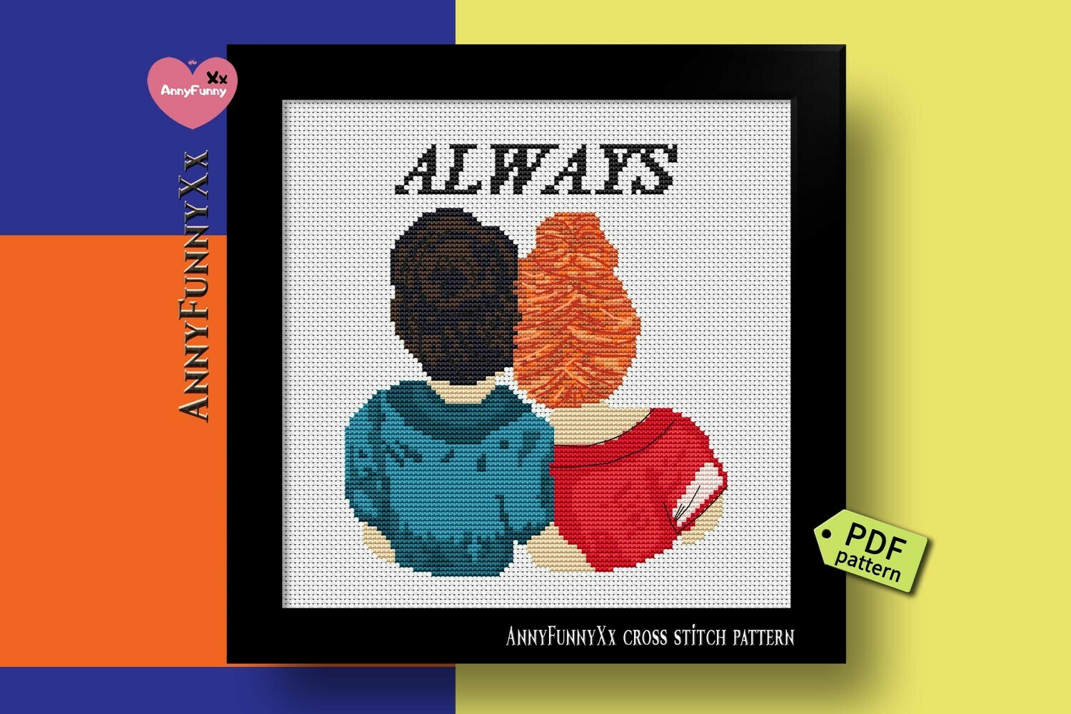 Cross Stitch Patterns Sharing Between Friends Cross stitch pattern pdf ...