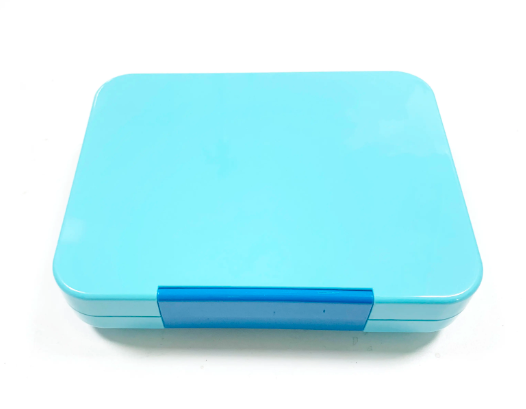 Bento Box - 6 Compartments - Aqua Blue