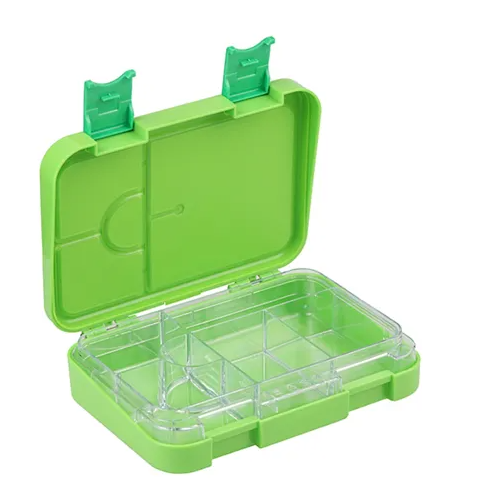 Bento Box - 6 Compartments - Apple Green