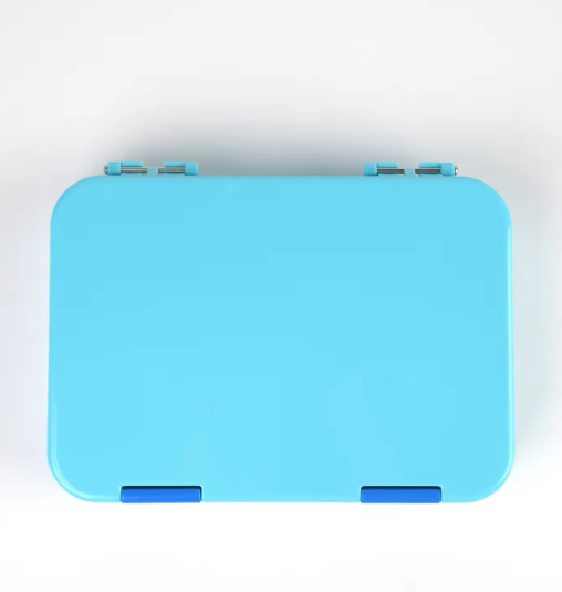 Bento Box - 6 Compartments - Aqua Blue
