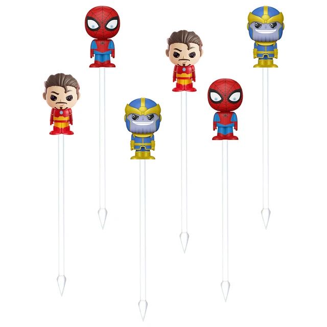 Superhero Marvel Picks 6pc