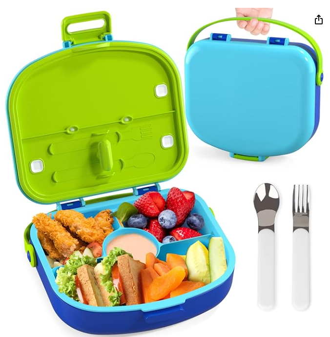 Bento Box - 4 Compartments - Blue