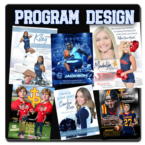 Custom Sports Program Ad Design