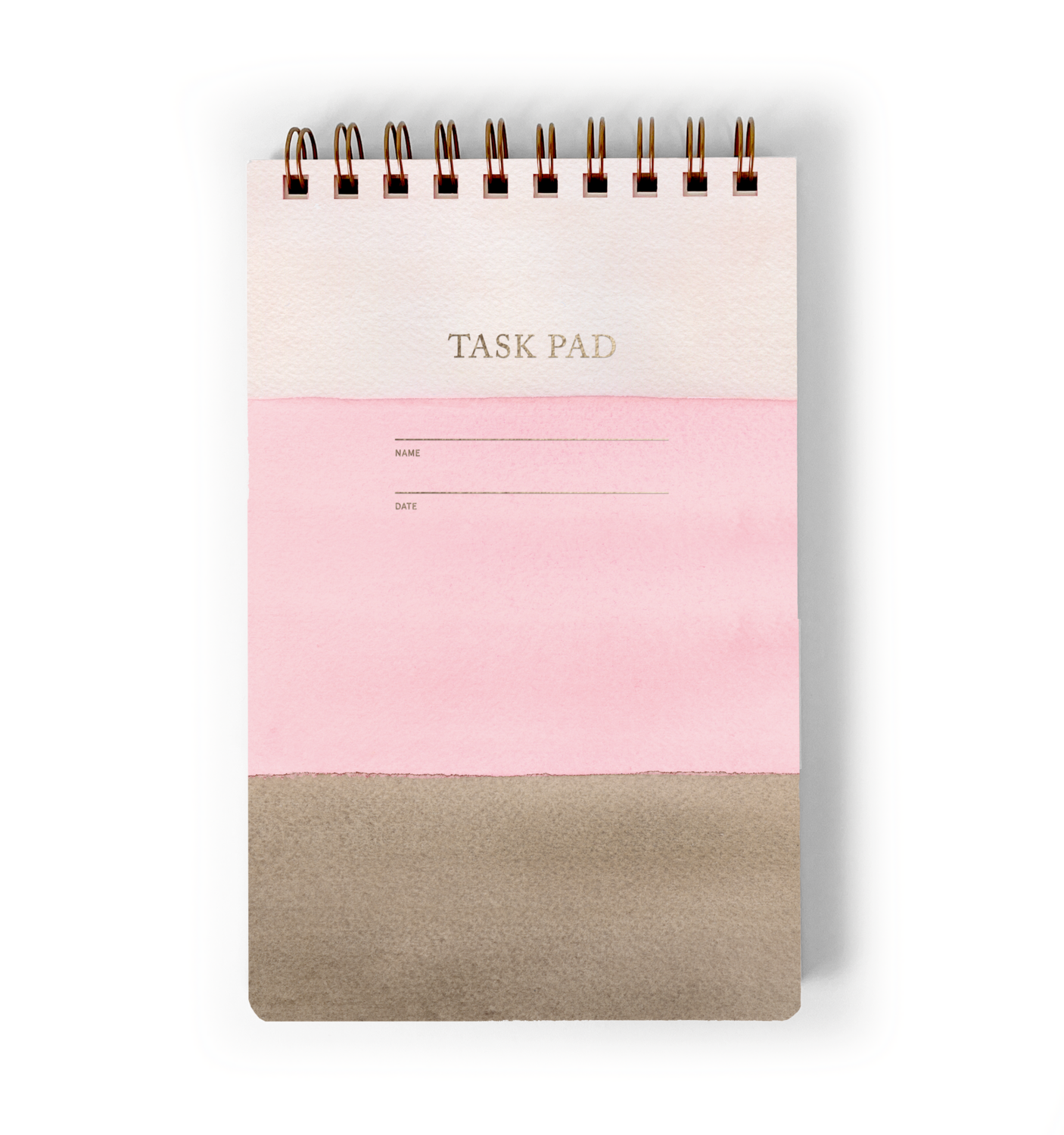 Task Pad Spiral Checklist Notebook Neapolitan