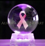 Pink Ribbon Crystal Ball