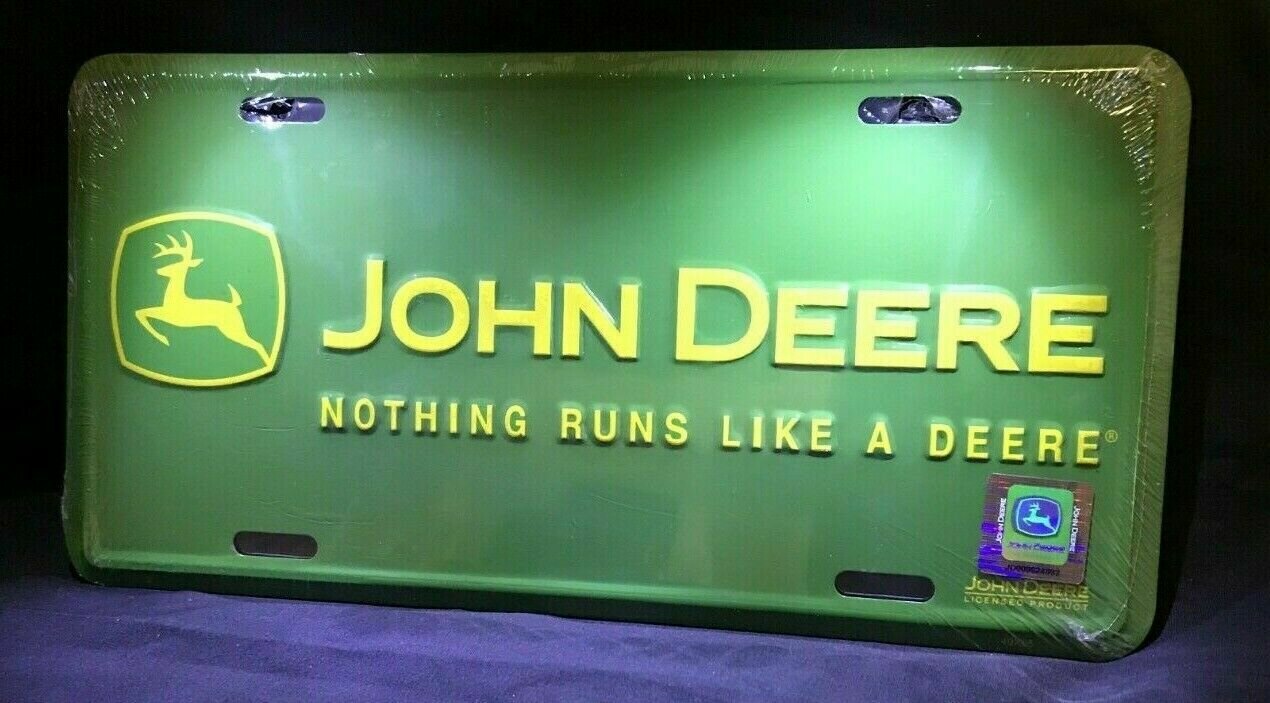 License Plate: John Deere