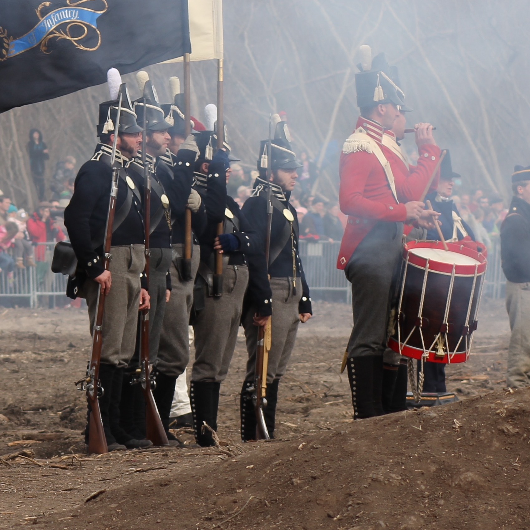 Gray Wool Fall Front Trousers | Veteran Arms From Muzzleloading Era