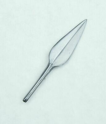 Curved Leafblade Arrowhead - polished | Purchase Reproduction Veteran Arms from Muzzleloading Era