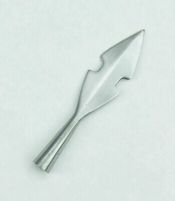 Side Notched Arrowhead - polished | Veteran Arms From Muzzleloading Era