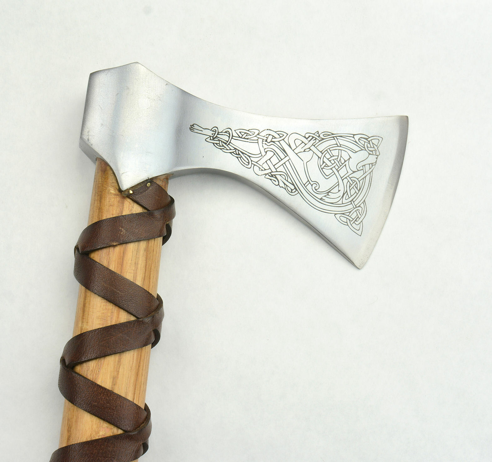 Viking Type K Axe with Etched Norse Design | Purchase Reproduction ...